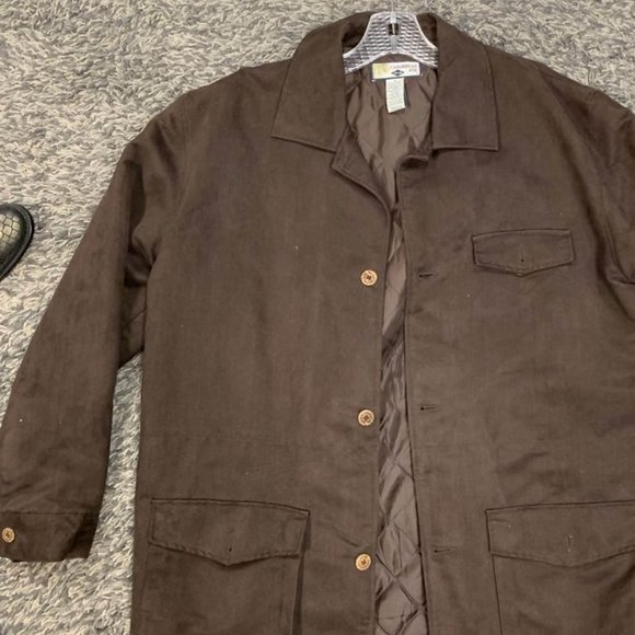 Caribbean Joe | Jackets & Coats | Mens Caribbean Joe Brown Polyester ...